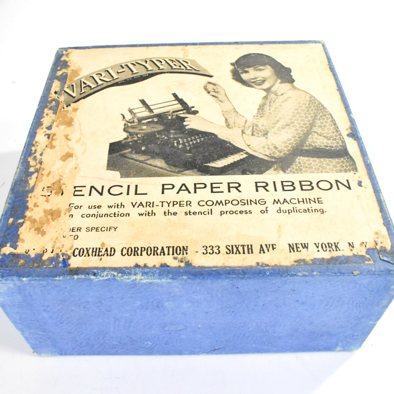 Vari-typer Stencil Paper Ribbon Vintage – Amsterdam Typewriter