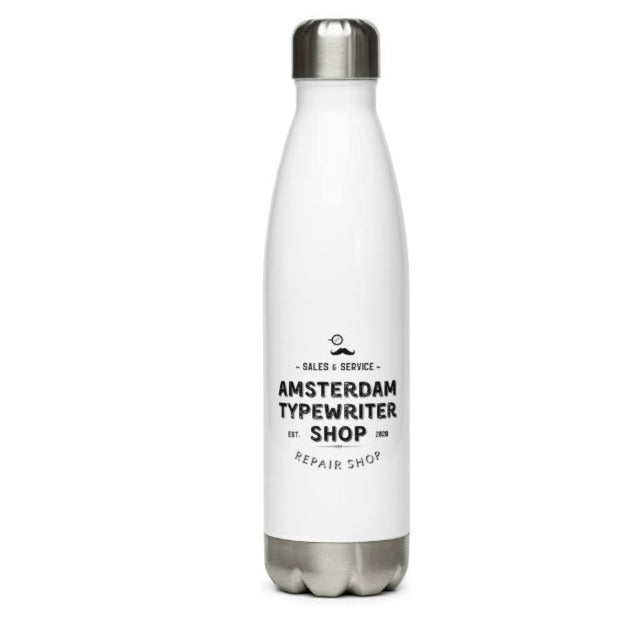 Stainless Steel Water Bottle – Amsterdam Typewriter