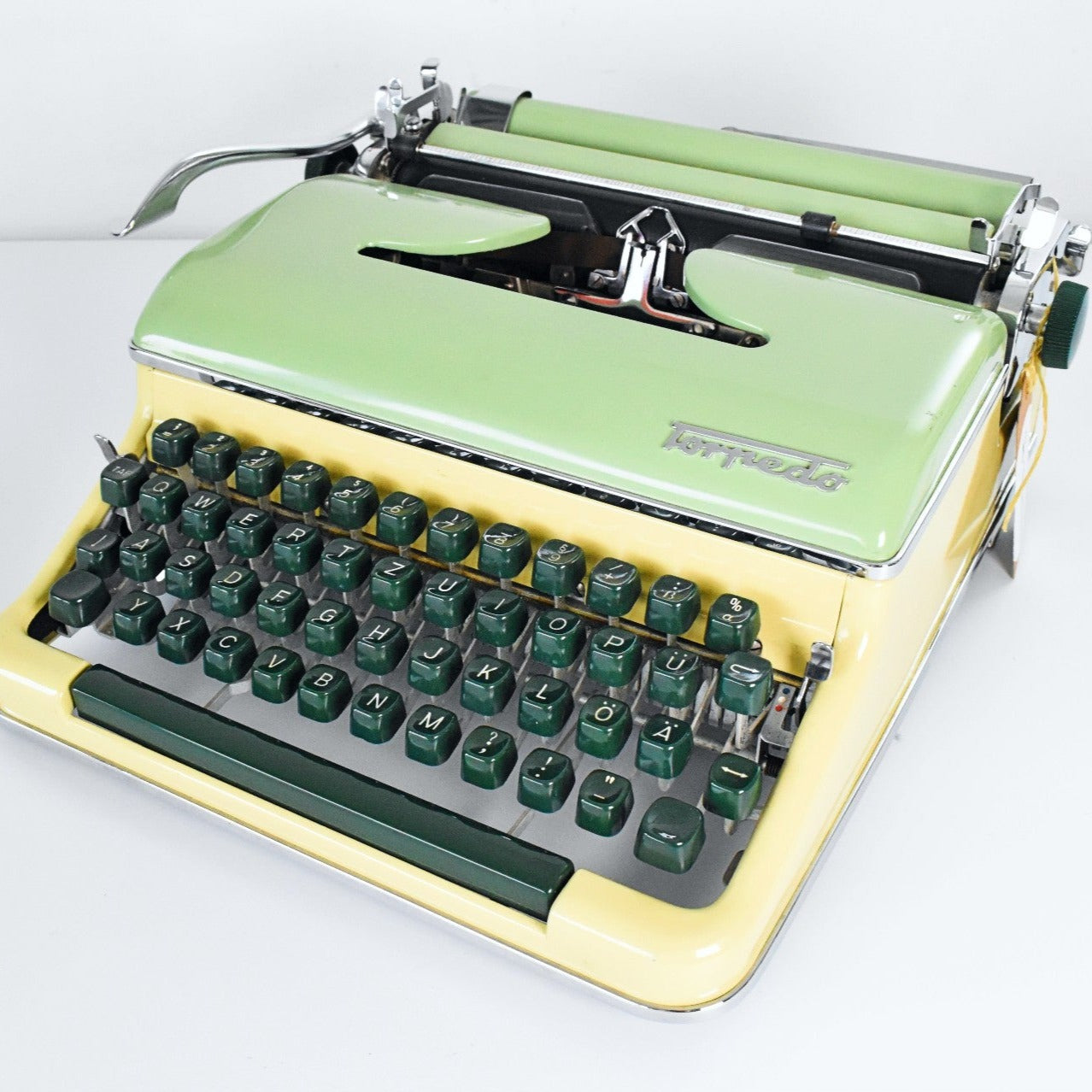 Rare 1959 Torpedo 18b - Green/Yellow Color – Amsterdam Typewriter