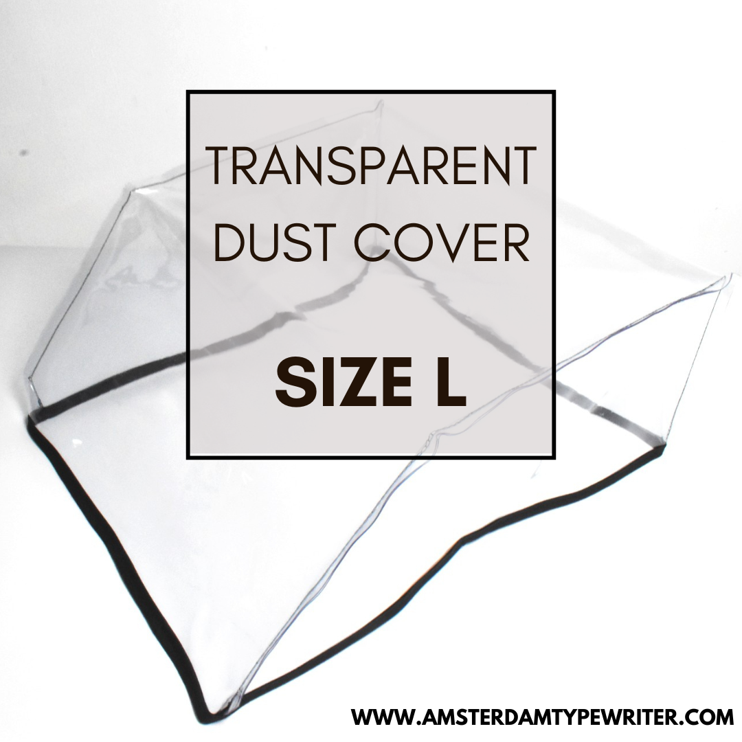 Premium Transparent Typewriter Dust Cover - Size L – Amsterdam Typewriter
