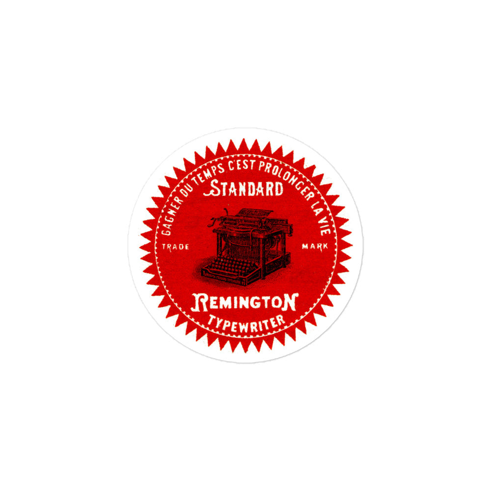 Bubble-free Vinyl Sticker - Remington Mark – Amsterdam Typewriter