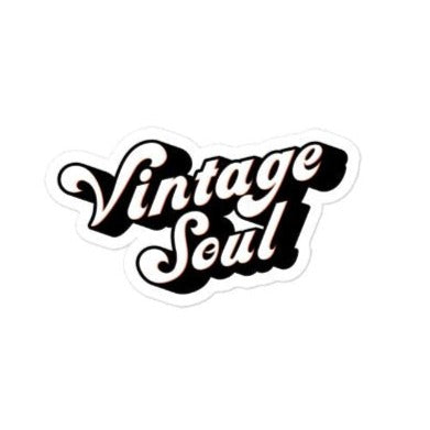 Bubble-free Vinyl Sticker - Vintage Soul – Amsterdam Typewriter